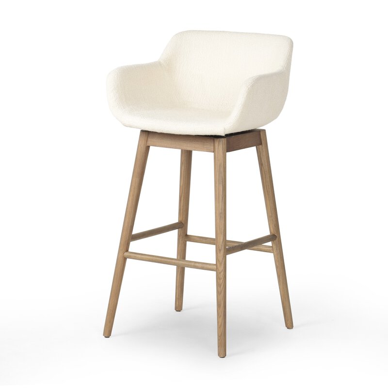 Hannah Swivel Bar + Counter Stool - Kings Atlanta – Kings Fine Art & Decor